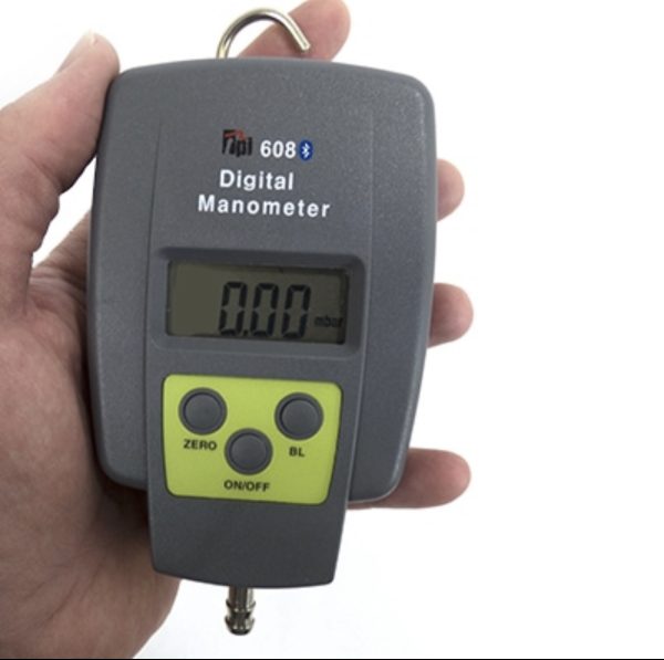 608BT Single Input Manometer With Bluetooth Communication – Safety ...