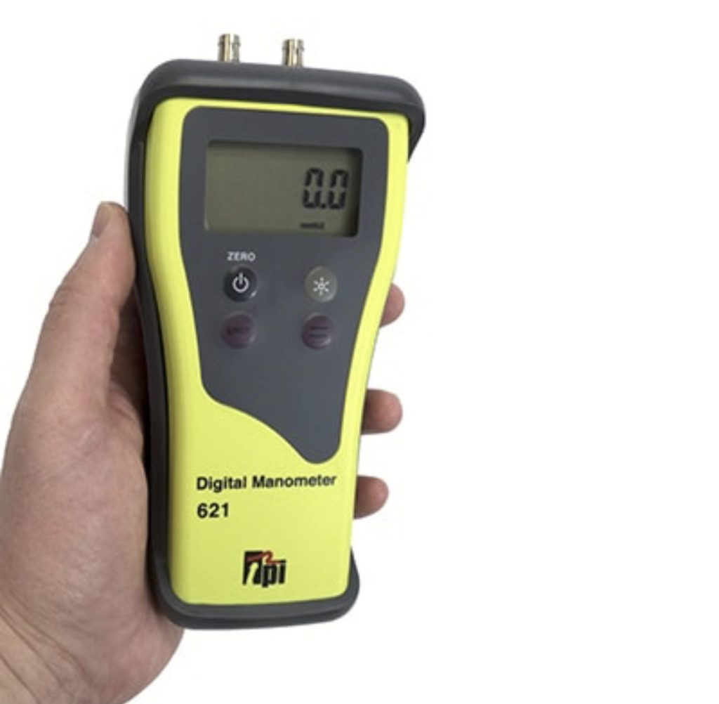621 Dual Input Digital Manometer – Safety First Group