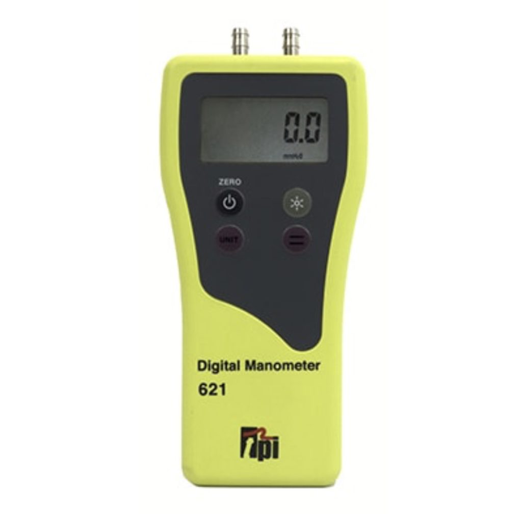 621 Dual Input Digital Manometer – Safety First Group