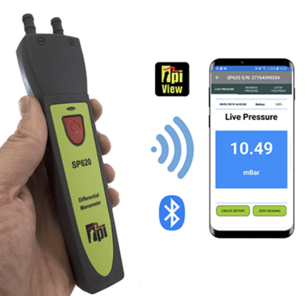 621 Dual Input Digital Manometer – Safety First Group