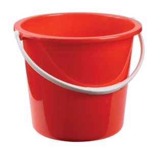 Red 9 Litre Bucket – Safety First Group
