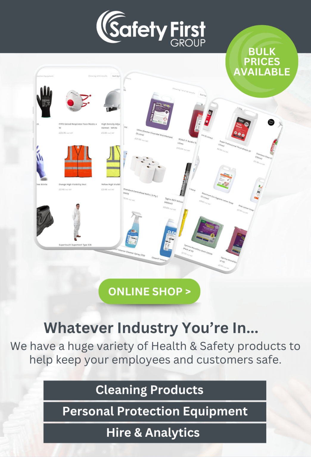 Your one-stop shop for all things safety! – Safety First Group